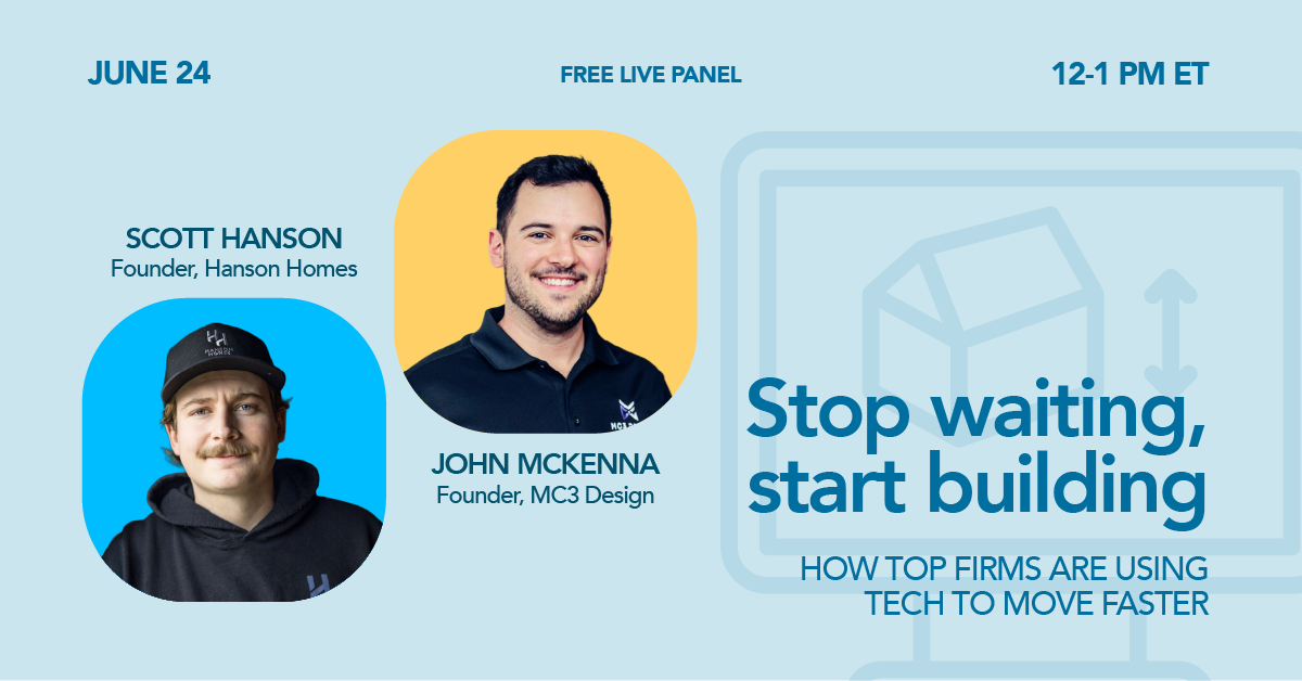 Stop waiting, start building: How architects, designers and builders ...